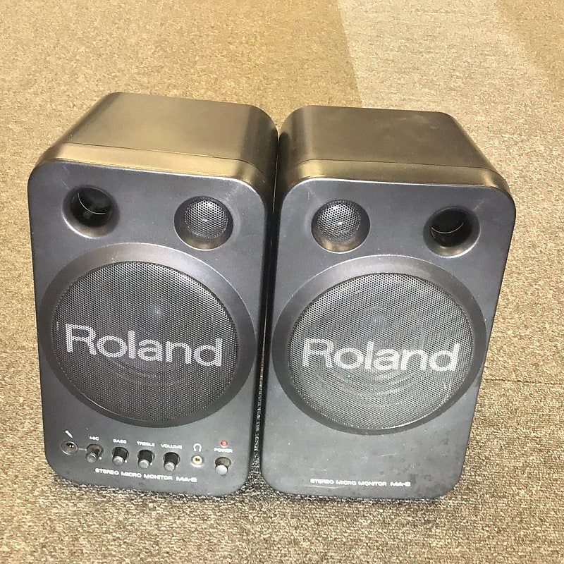 Used Roland MA-8 Speaker Cabinets Studio Monitors | Reverb