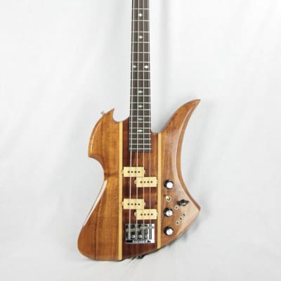 c. 1981 BC Rich USA Mockingbird KOA Bass w/ Original Case! | Reverb