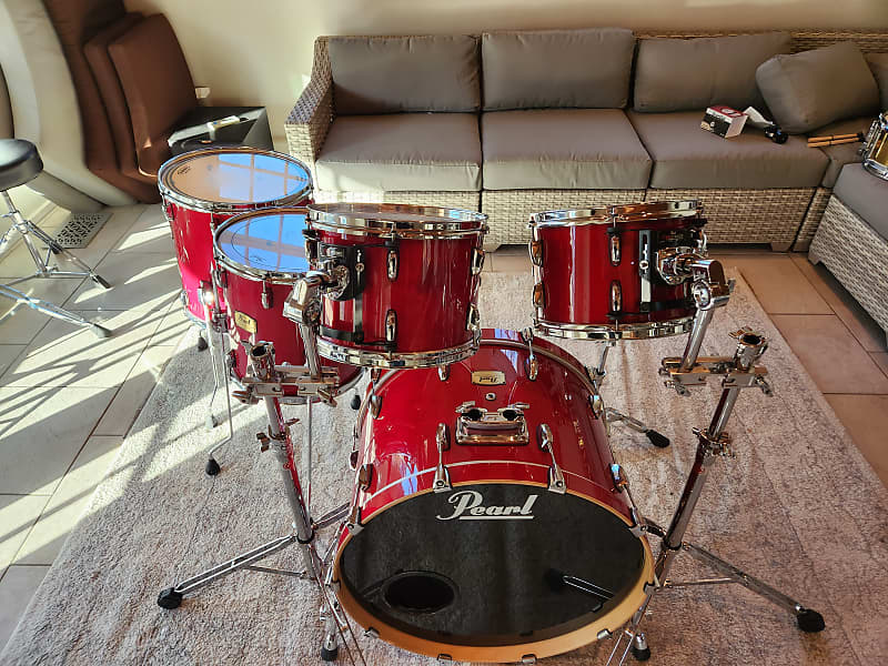 Pearl Session Studio Classic 2012 - Sequoia Red w/ 24" kick | Reverb