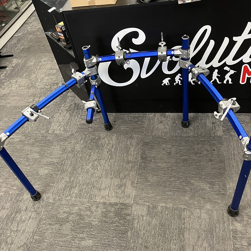 Simmons Blue Aluminum Drum Rack | Reverb