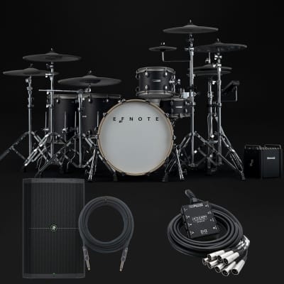 EFNOTE PRO 701 Traditional Electronic Drum Set White Sparkle | Reverb