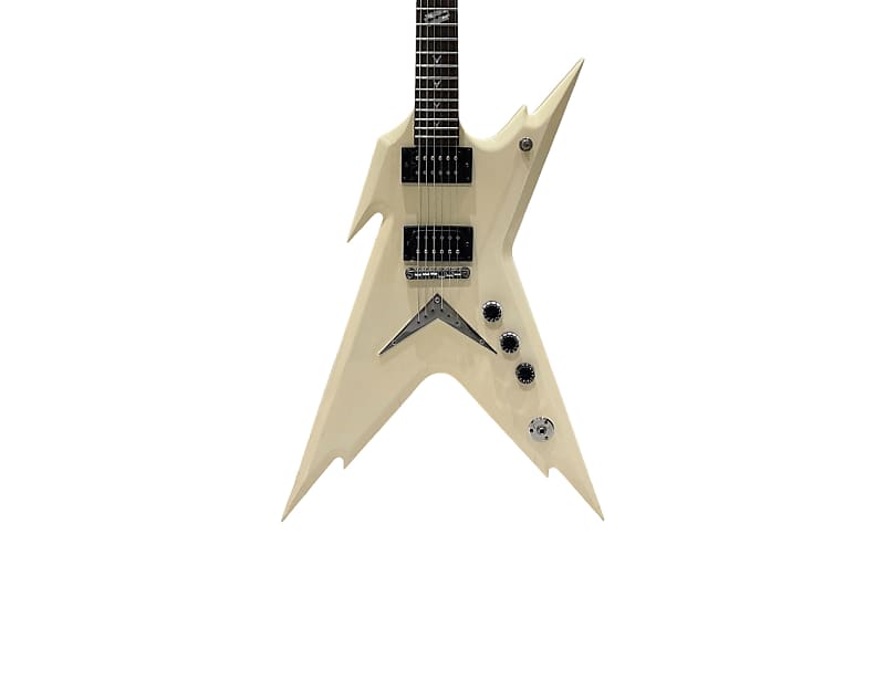 Dean Dimebag Darrell Razorback In Metallic White | Reverb