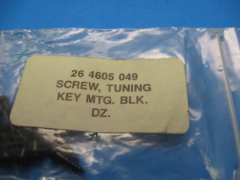 Black Tuning Key Mounting Screws Bulk Pack | Reverb