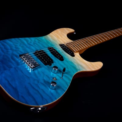 JET JS-1000 QTBL - Gloss Transparent Blue | Reverb