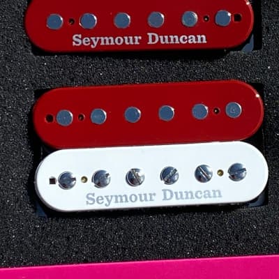 Seymour Duncan '78 Model Humbucker Set Red/White Zebra Bridge | Reverb