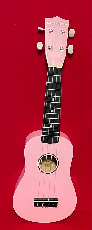 Crossroads Pink ukulele | Reverb