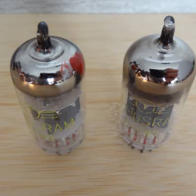 TUNGSRAM 12ax7 ecc83 matched pair super strong balanced | Reverb