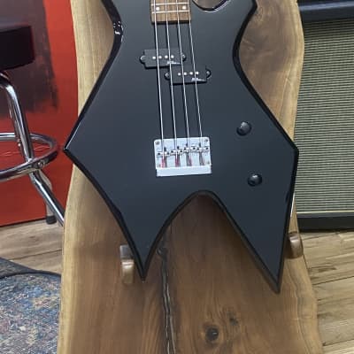 B.C. Rich Warlock Bass - Black - Thump Master Supreme! | Reverb