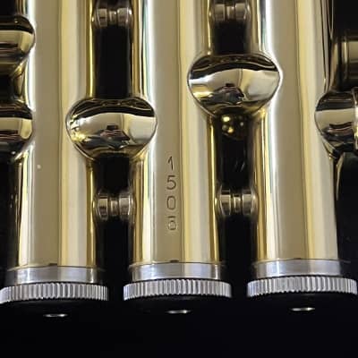 Excellent Brasswind 1508 Trumpet Yellow Brass Wind Instrument | Reverb
