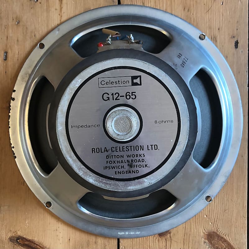 Rola G12-65 from 1980 - original 1777 cone and original alu | Reverb