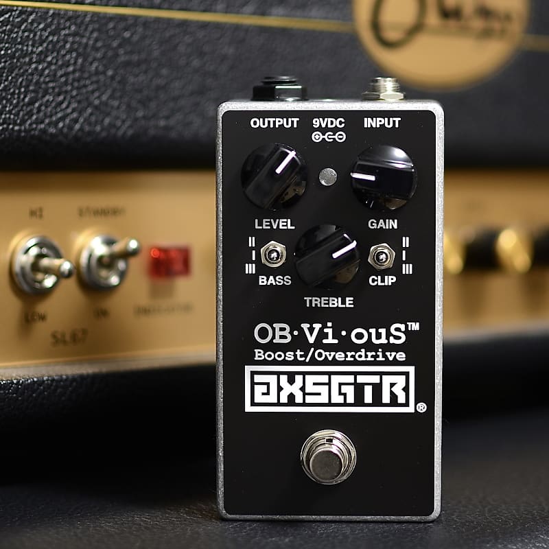 Axess OBViouS Boost/Overdrive Black | Reverb