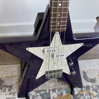 Daisy Rock Star Bass Cosmic Purple Sparkle Near Mint Bootsy! | Reverb