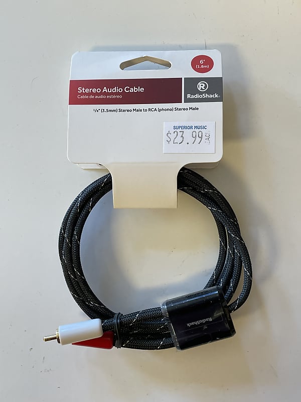 Radio Shack 6 Ft Stereo Audio Cable | Reverb