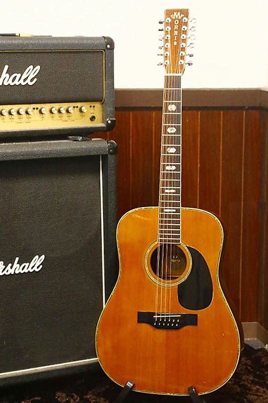 1980's made Japan Vintage MORRIS B-60 Solid Spruce top High | Reverb