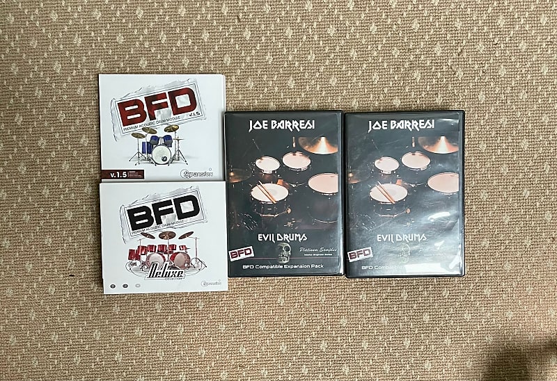 Platinum Samples Joe Barresi Evil Drums AND BFD Deluxe | Reverb