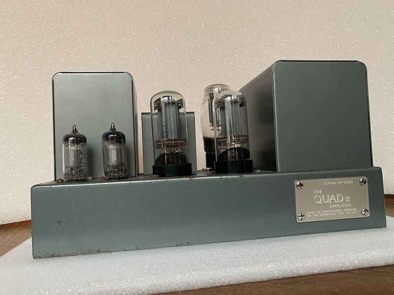Quad monoblock amplifier and 2 Quad 22 preamps Quad ll and | Reverb
