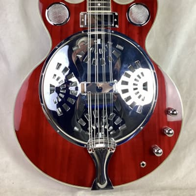 Mandocello Conversion of a resonator (dobro) style guitar | Reverb