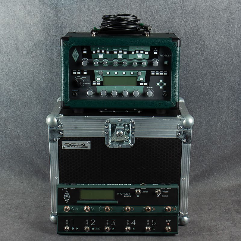 Kemper Profiler PowerHead - Remote Footswitch - Flight Case - | Reverb