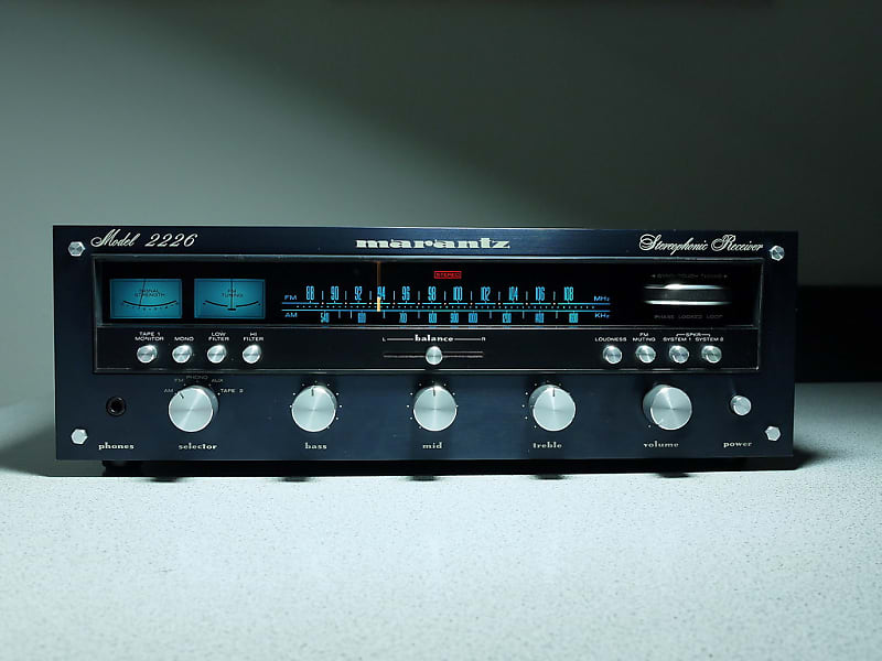 Rare, Unique, Marantz 2226, European Model Black Faceplate, | Reverb