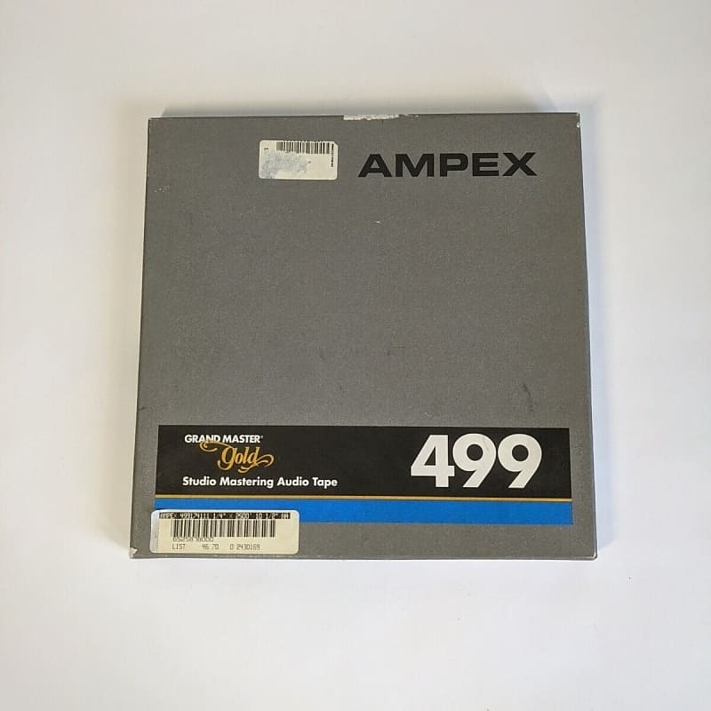 Ampex 499 Grandmaster Gold Studio Mastering Audio Tape 1/4 x | Reverb