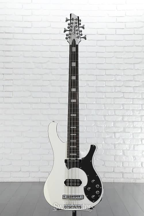 Schecter Stargazer 12 12-string Bass Guitar - Gloss White | Reverb