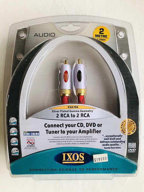 IXOS 2 RCA to RCA Cable 6 feet(2 meters) XHA706 | Reverb