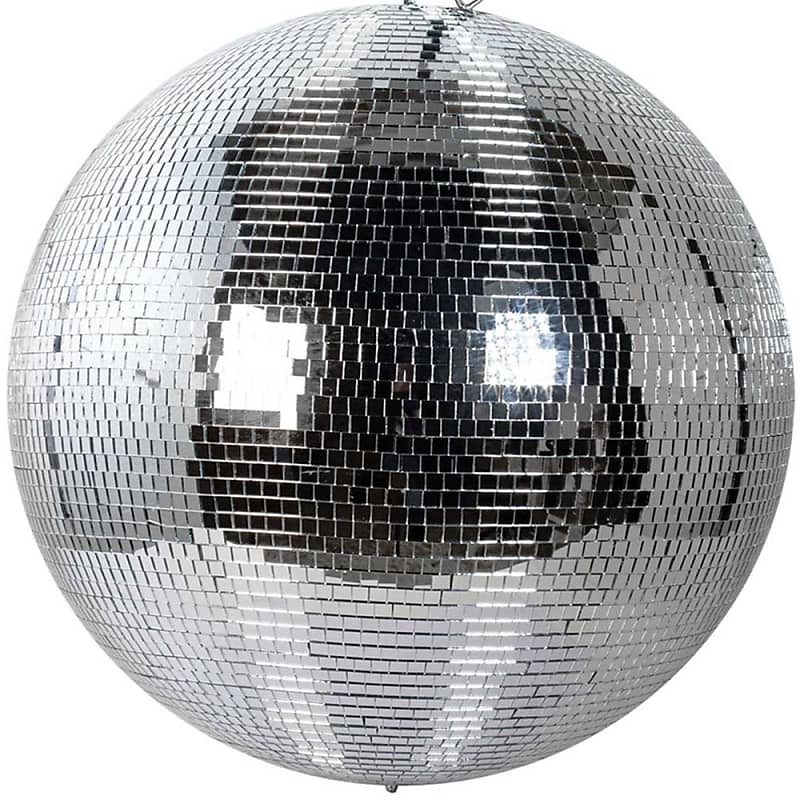 ProX MB-48 48" inch Mirror Disco Ball Bright Silver | Reverb