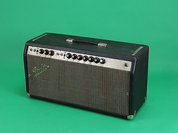 Fender Bandmaster Reverb amp 1968 Black | Reverb