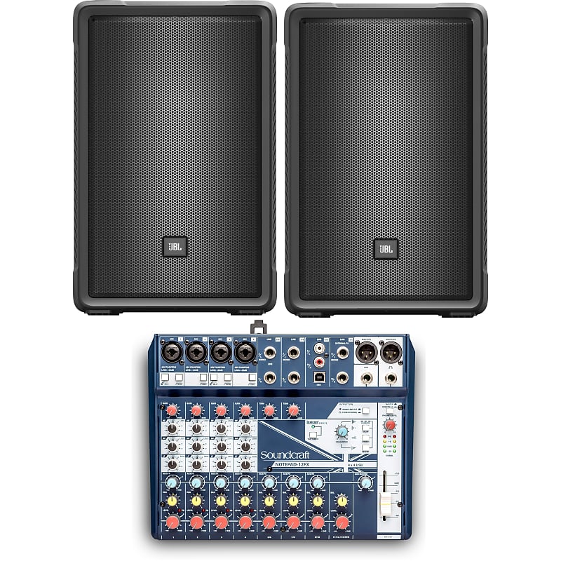 JBL IRX112BT + Soundcraft Notepad-12FX Bundle | Reverb