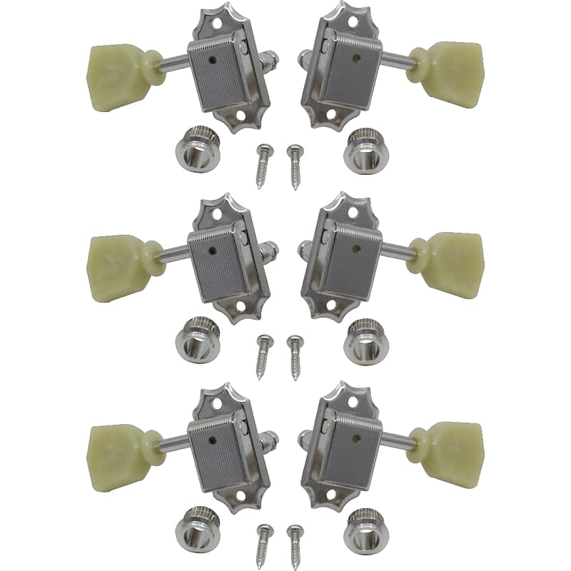 Tuners - Gotoh, SD90 MG, Vintage-Style Locking, nickel, 3 per | Reverb
