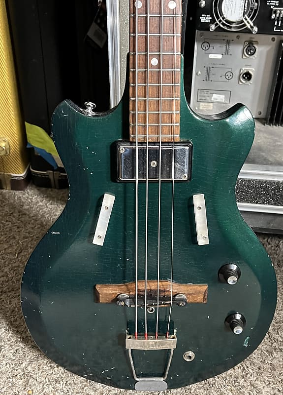 SUPRO Pocket bass 60s – 70s - Green | Reverb