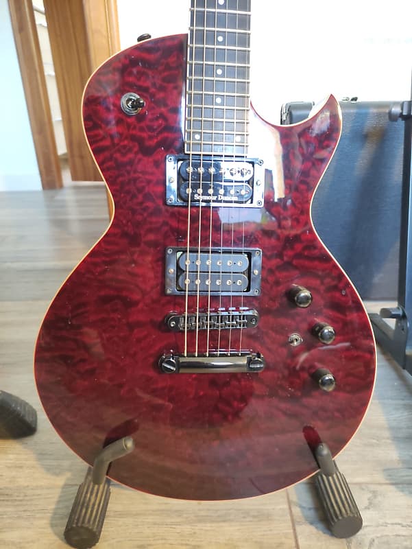 ESP Eclipse Custom USA 1999 - See Thru Black Cherry | Reverb