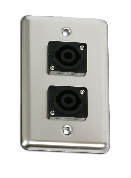 OSP D-2-SPEAKON Elite Core Duplex Wall Plate w/ Dual Speakon | Reverb