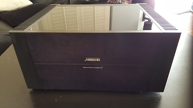 Meridian 557 Dual-Mono Power Amp w/ Matching 502 Control | Reverb