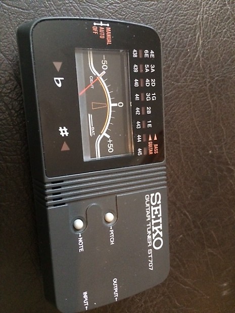 Seiko ST707 Guitar & Bass Tuner | Reverb