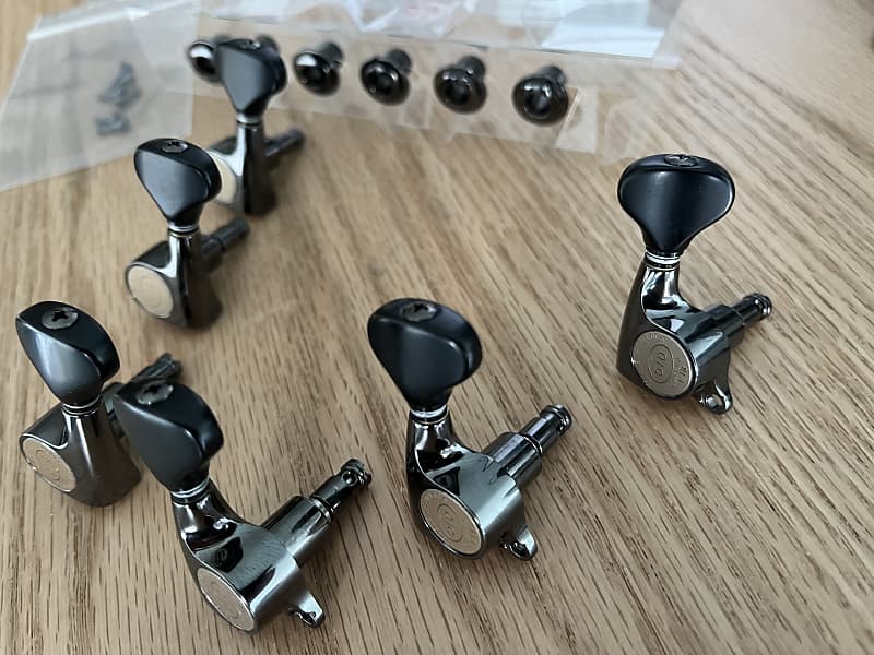 Gotoh SGS510Z-MG 3L/3R Locking Tuners - Cosmo Black | Reverb