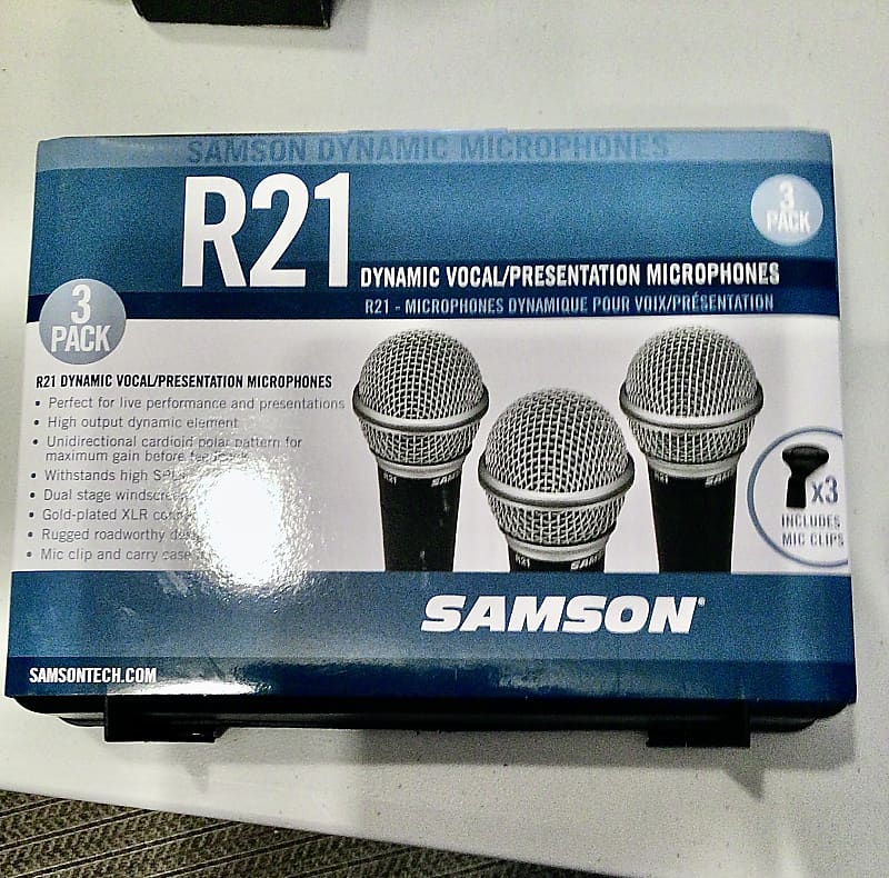 Samson R21 Dynamic vocal and presentation microphones three | Reverb