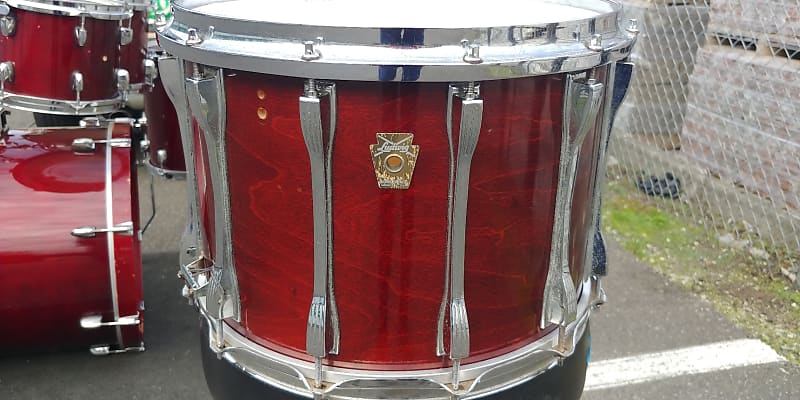 Ludwig Classic Deep Rock Snare Drum 80s Cherry Mahogany Stain | Reverb