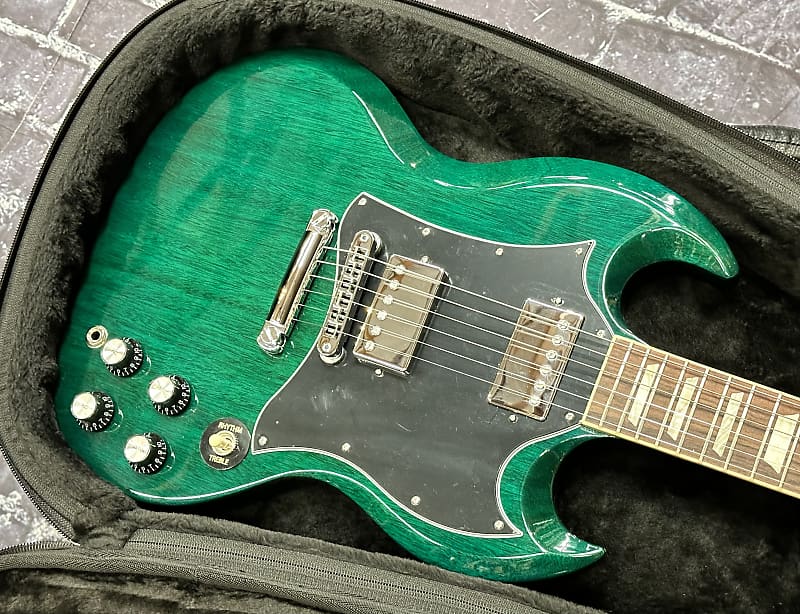 Gibson SG Standard 2024 Translucent Teal New Unplayed Auth | Reverb