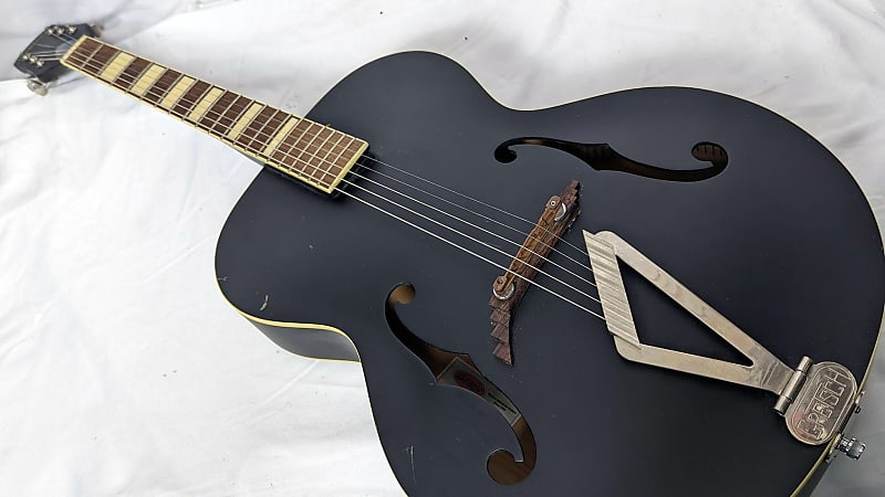 Gretsch Synchromatic G100 Archtop Flat Black 2010 | Reverb Australia