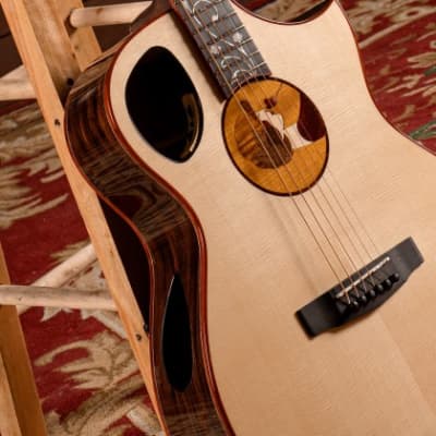 Cort Roselyn Redux Acoustic Guitar Unique Design All Solid | Reverb