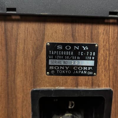 Sony TC-730 Four Track Stereo Tapecorder Reel to Reel Tape | Reverb