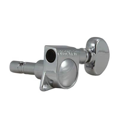 Grover 106 C . 3 on a side- large, self lock gears in Chrome | Reverb