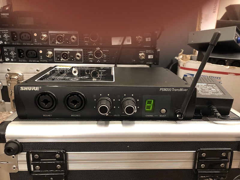 Shure PSM 200 P2T IEM transmitter H2 518-554 Mhz in ear | Reverb