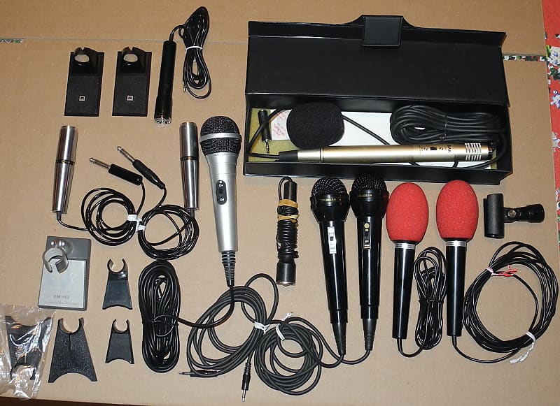 Vintage Lo-Fi Microphone Lot! 10 Mics! Rheem DAK General | Reverb