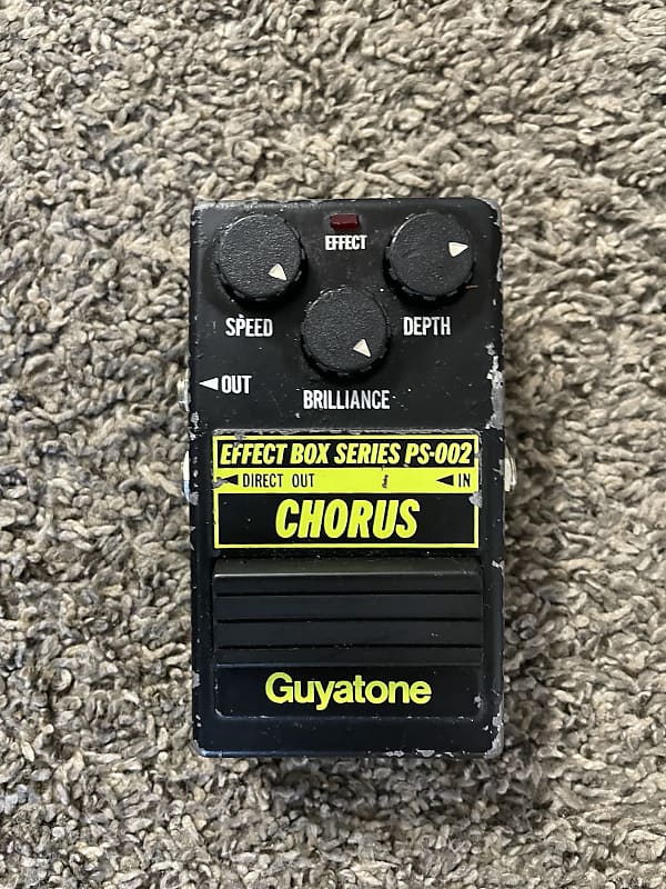 Guyatone Chorus PS-002 80’s - Black/Yellow | Reverb