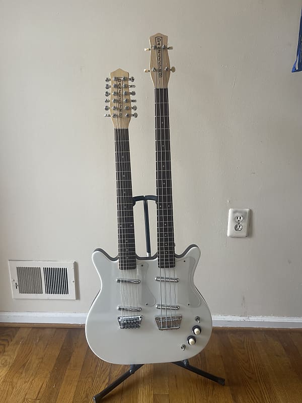 Danelectro 59 Double Neck 12/4 Early 2000s | Reverb