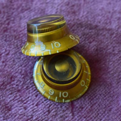 Vintage 1959 Gibson Les Paul Burst Knobs Gold Bonnet 1958 | Reverb