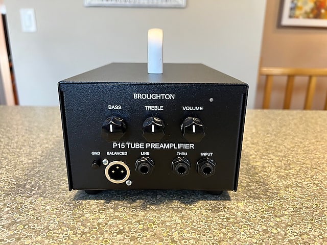 Broughton P15 Tube Bass Guitar Preamp- Mint with Case! | Reverb