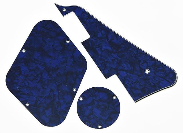 Guitar Custom Pickguard - Blue Pearl | Reverb